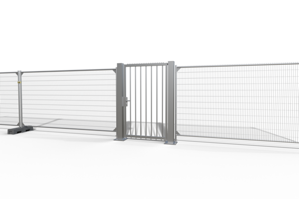 Werfhekken en poorten van Heras Mobile Fencing & Security